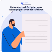 Vooronderzoek scriptie bij het schrijven: voorbeeld & tips