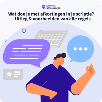 Samenvatting scriptie schrijven | Uitleg en voorbeeld